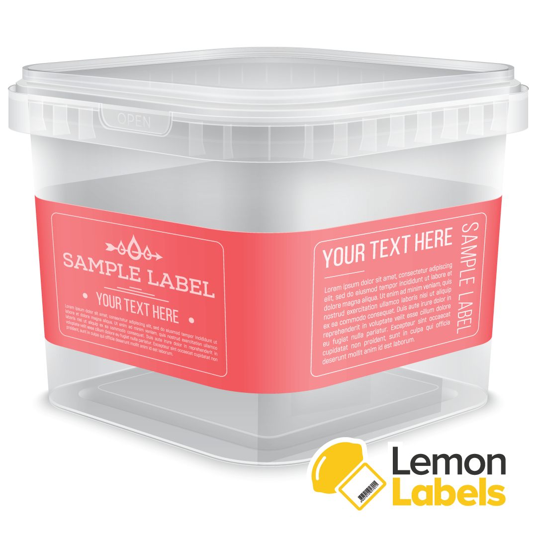 High Quality Rectangle Printed Labels