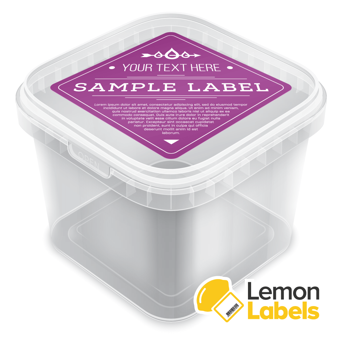 High Quality Square Printed Labels