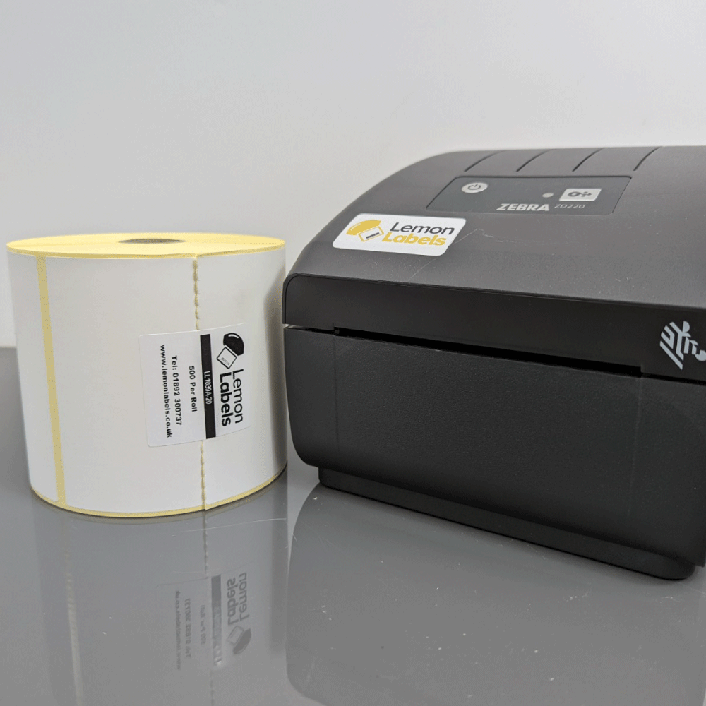 4 x 6" Thermal Labels From Lemon Labels For Zebra GK420D / ZD420 / LP2
